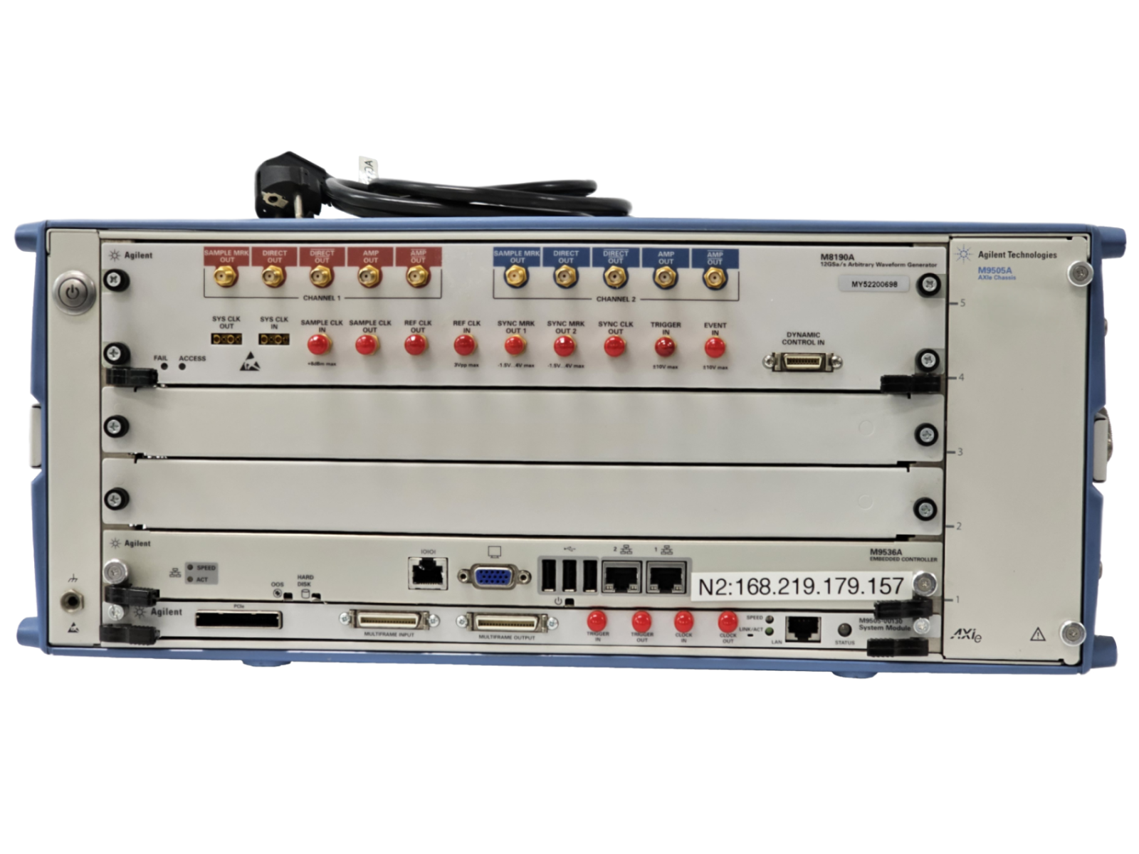 DOULTECH - Agilent/Arbitrary Waveform Generator/M8190A/002/02G/AMP/14B/12G/SEQ/DUC